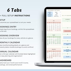 Car Rental Booking Calendar Google Sheets Vehicle Reservation ...