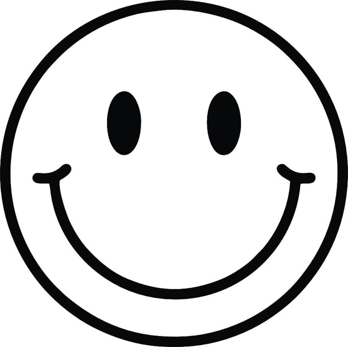Smiley Instant Download SVG, PNG, EPS, Dxf, Jpg Retro Smiley Face ...