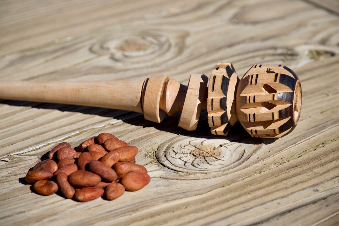 Traditional Molinillo | Ancestral Mexican Hot Chocolate Whisk | Rustic ...