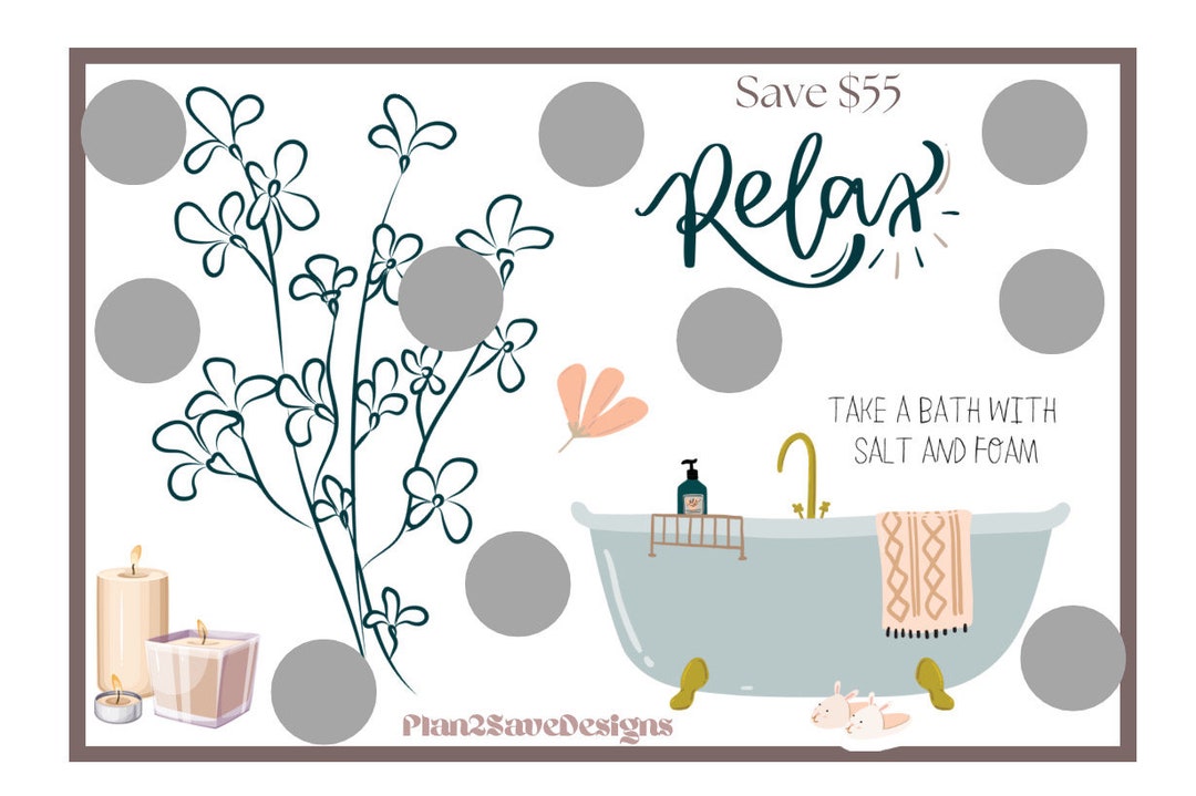 Relax Scratch Off - Etsy