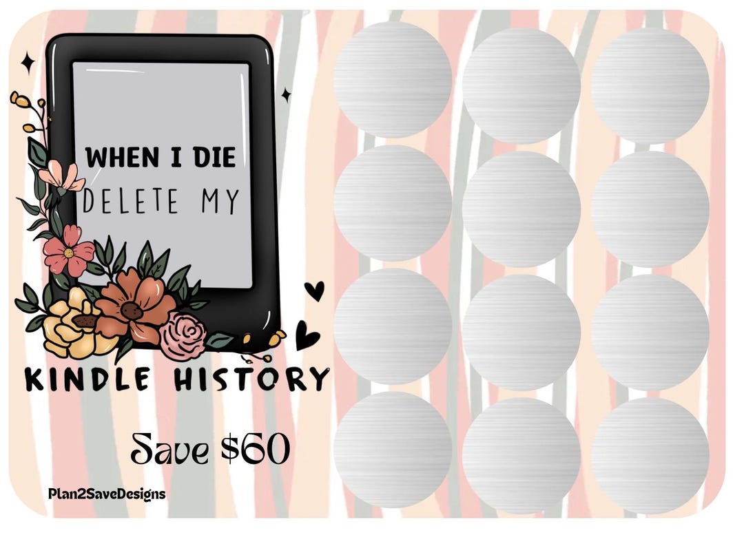 Kindle History Scratch Off - Etsy