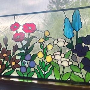 PATTERN * Spring Wildflower Stained Glass * Hobby License - Etsy