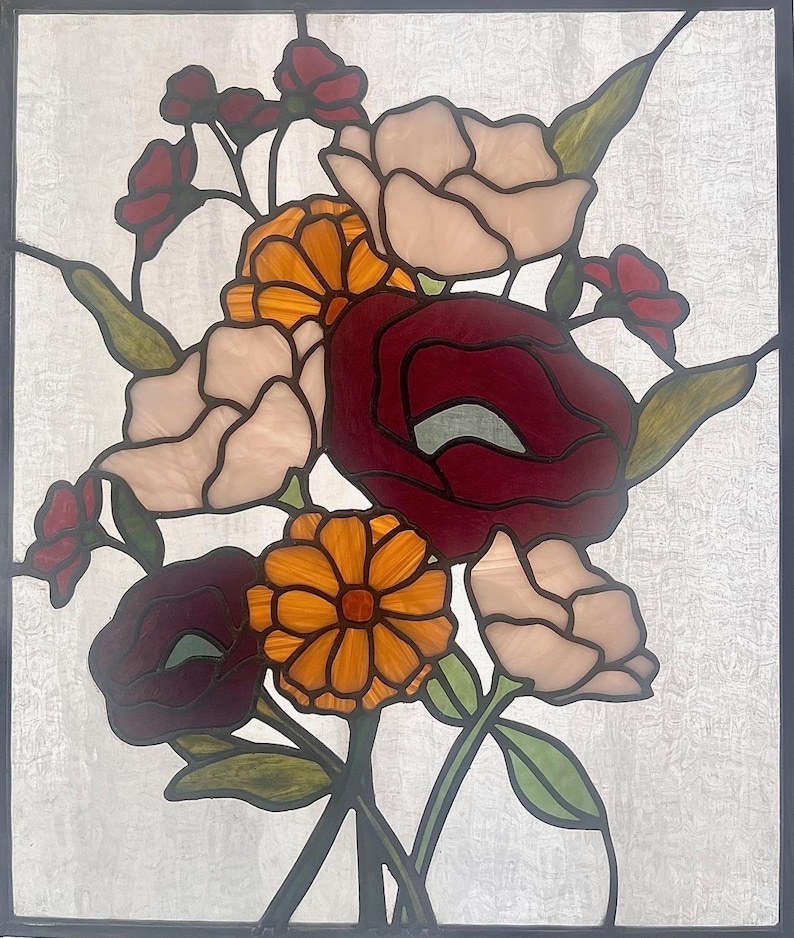 PATTERN * Fall Bouquet Stained Glass * Hobby License - Etsy