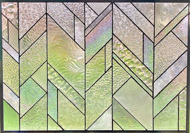 Geometric Window Stained Glass Pattern - Etsy