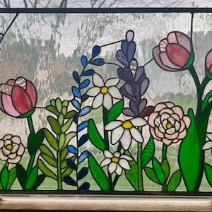 PATTERN * Wildflower Stained Glass * Hobby License - Etsy