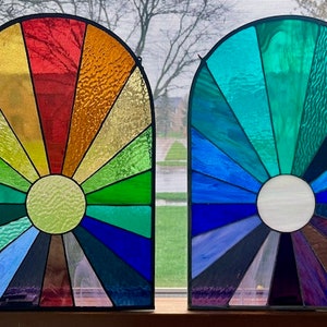PATTERN * Centered Sunburst Stained Glass * Hobby License - Etsy