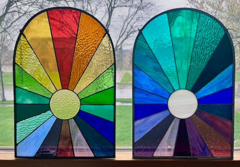 PATTERN * Centered Sunburst Stained Glass * Hobby License - Etsy