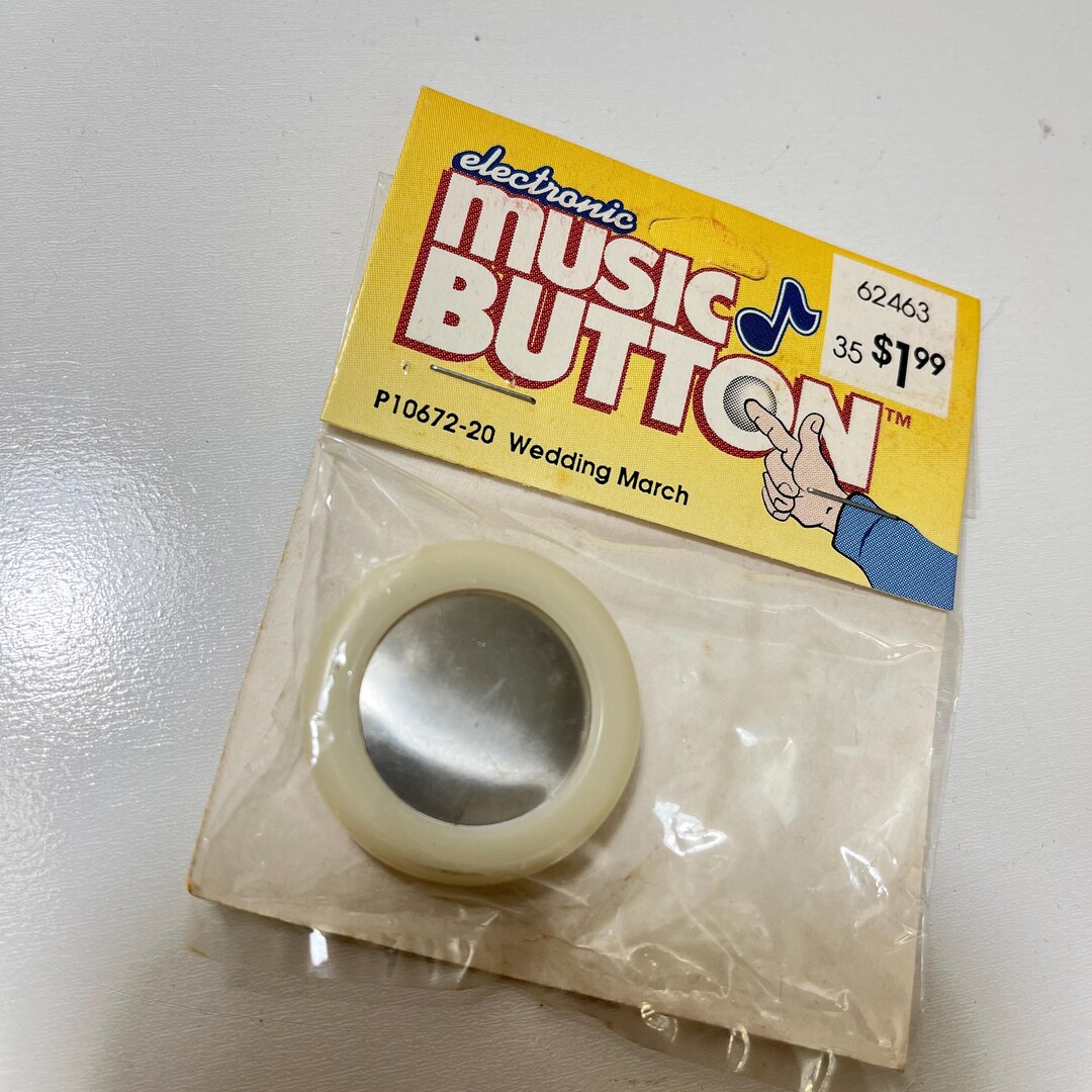 Darice Electronic Music Buttons - Rare - Add Music to Your Crafts ...
