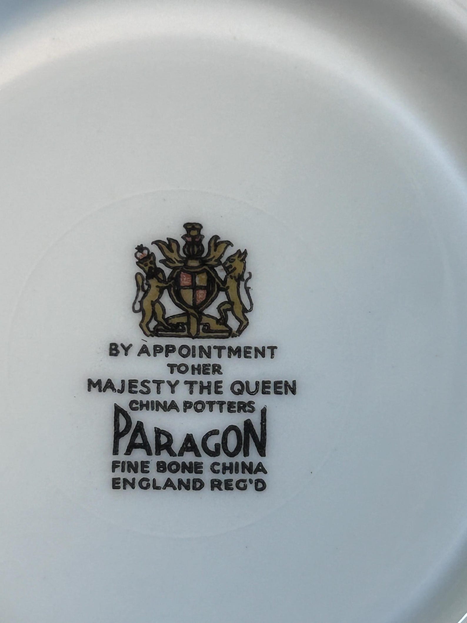 Paragon Red Roses Bone China Tea Cup and Saucer Appointment to Her ...