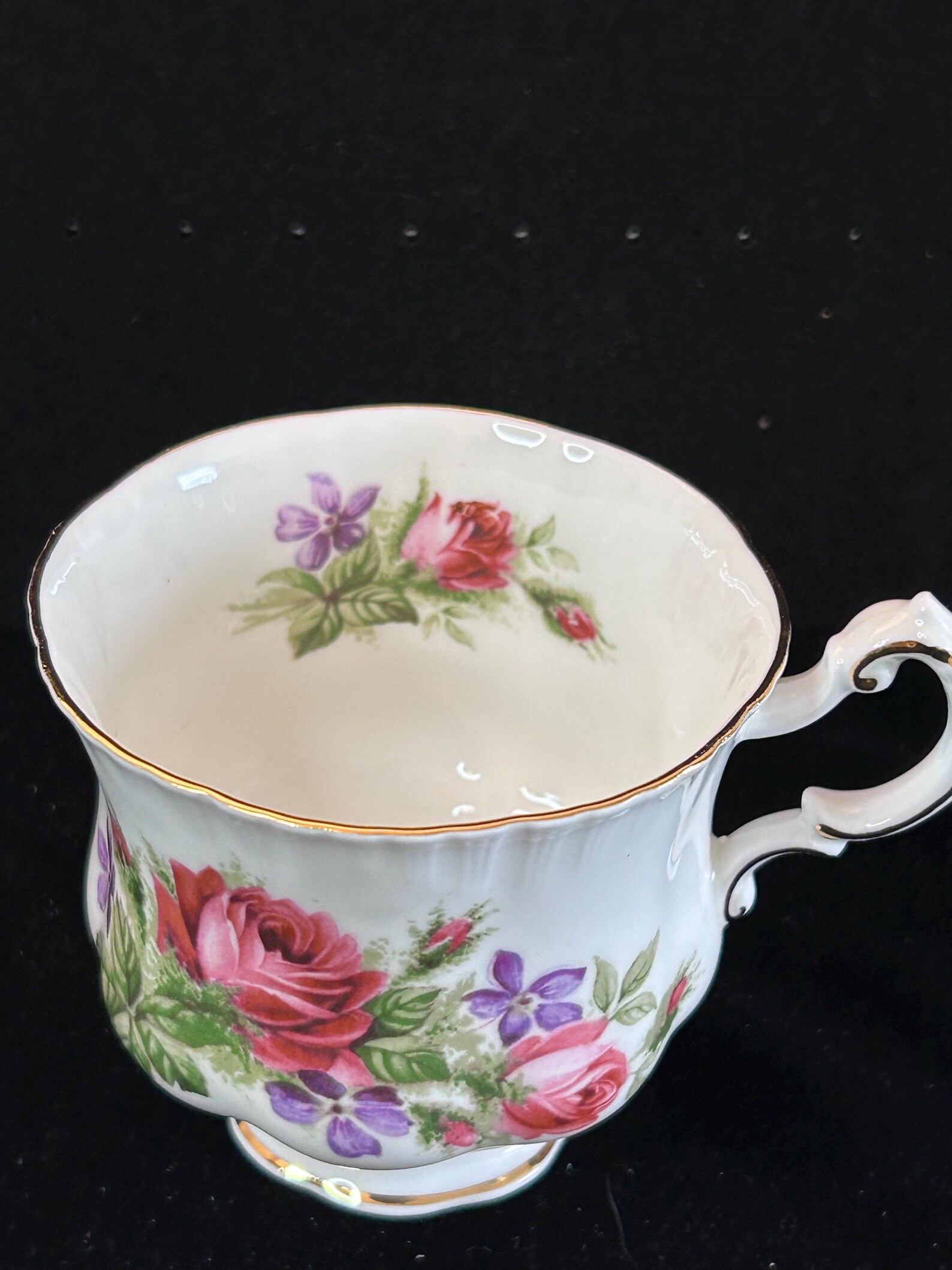 Paragon Red Roses Bone China Tea Cup and Saucer Appointment to Her ...