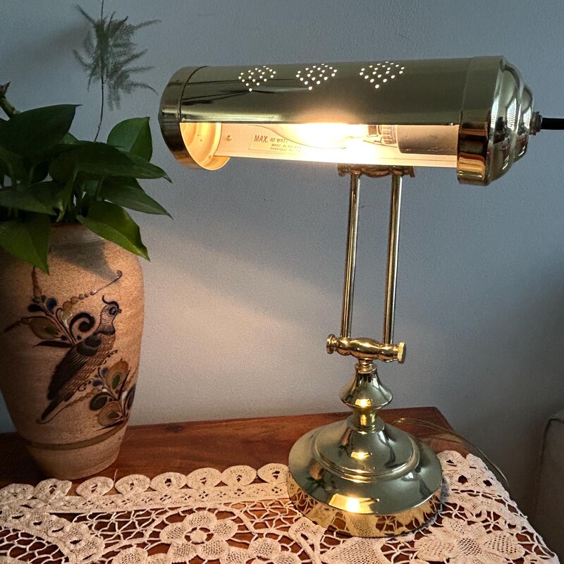 Bankers Lamp - Etsy
