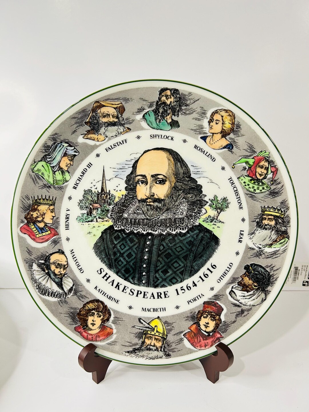 Royal Doulton Shakespeare Series Cabinet Plate TC 1041,cottagecore ...