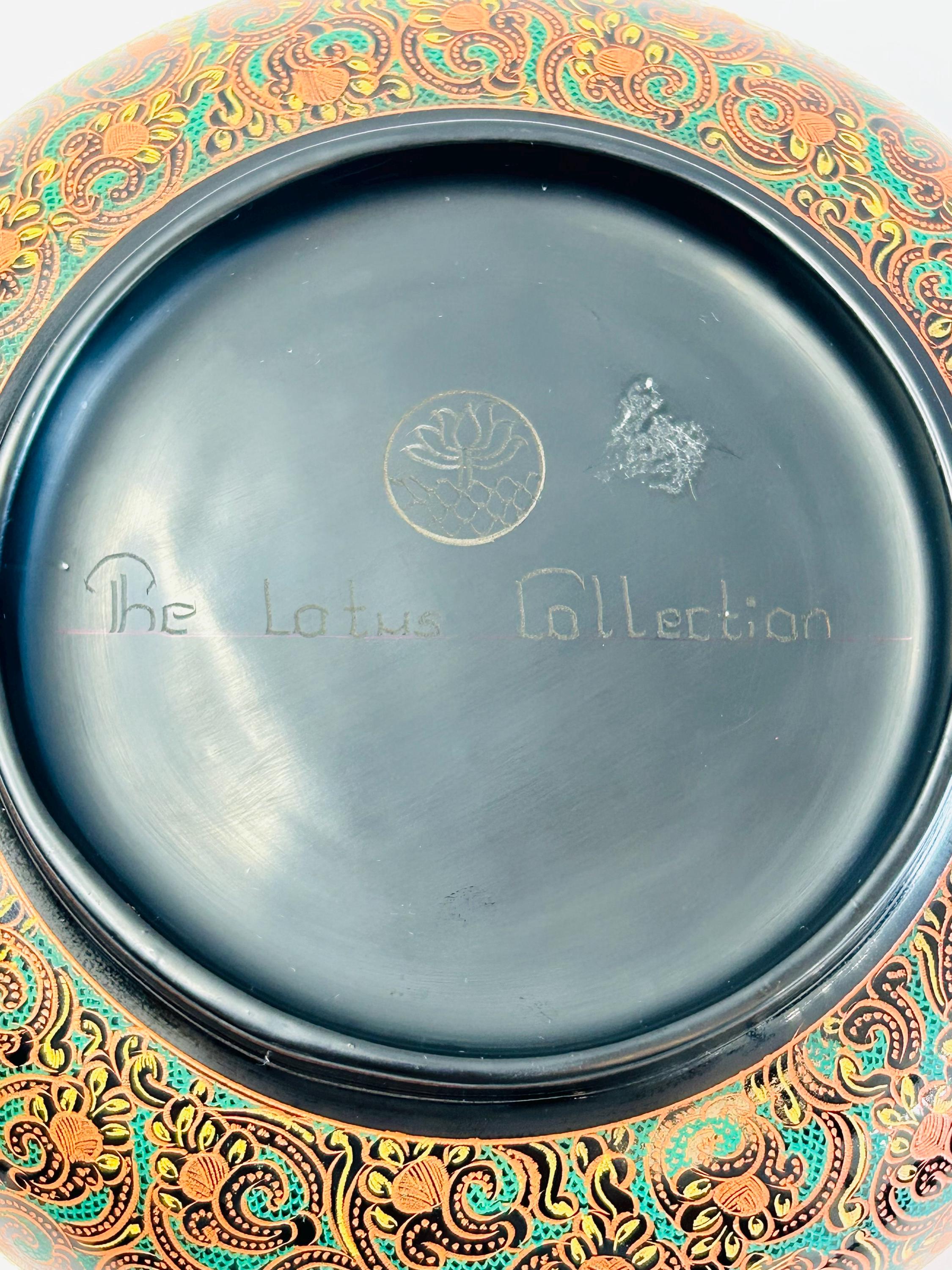 Handmade Burmese Myanmar Lacquerware Buddhist Bowls the Lotus ...