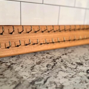 Custom Wood Tie Rack - Etsy