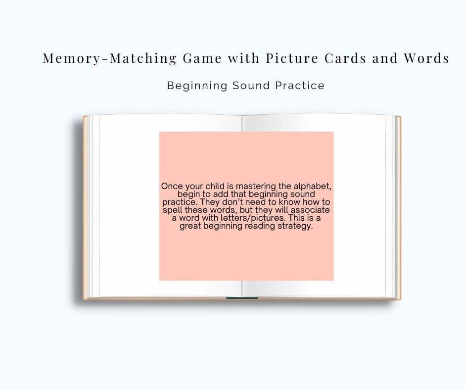 Memory-matching Game Picture Cards and Words_one Sunflower ...