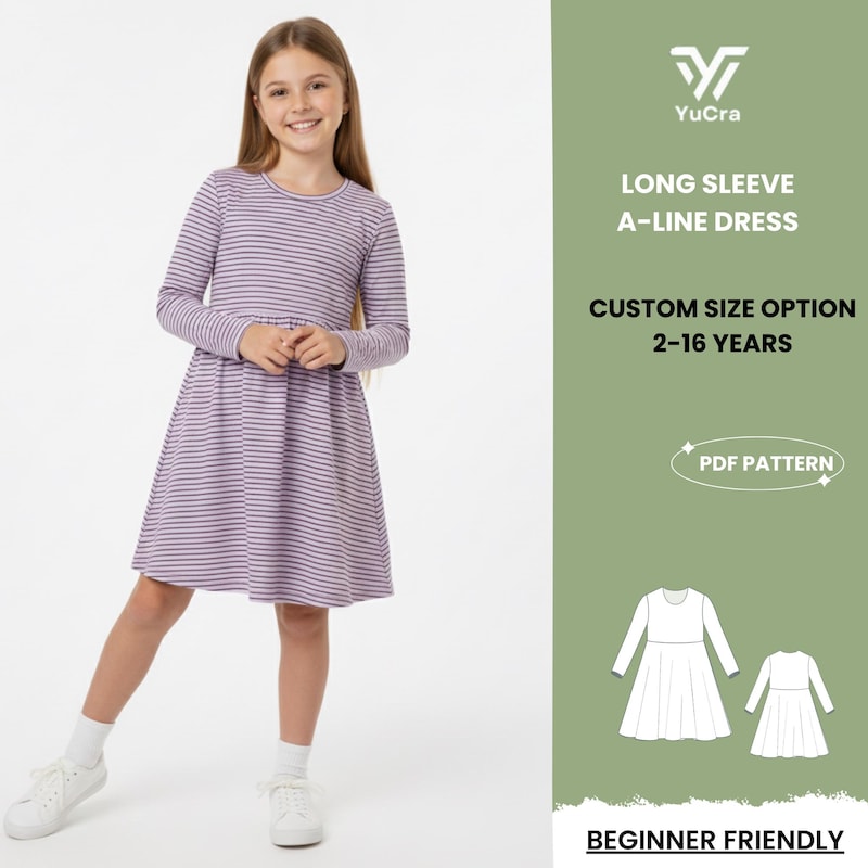 Stripe Aline Dress - Etsy