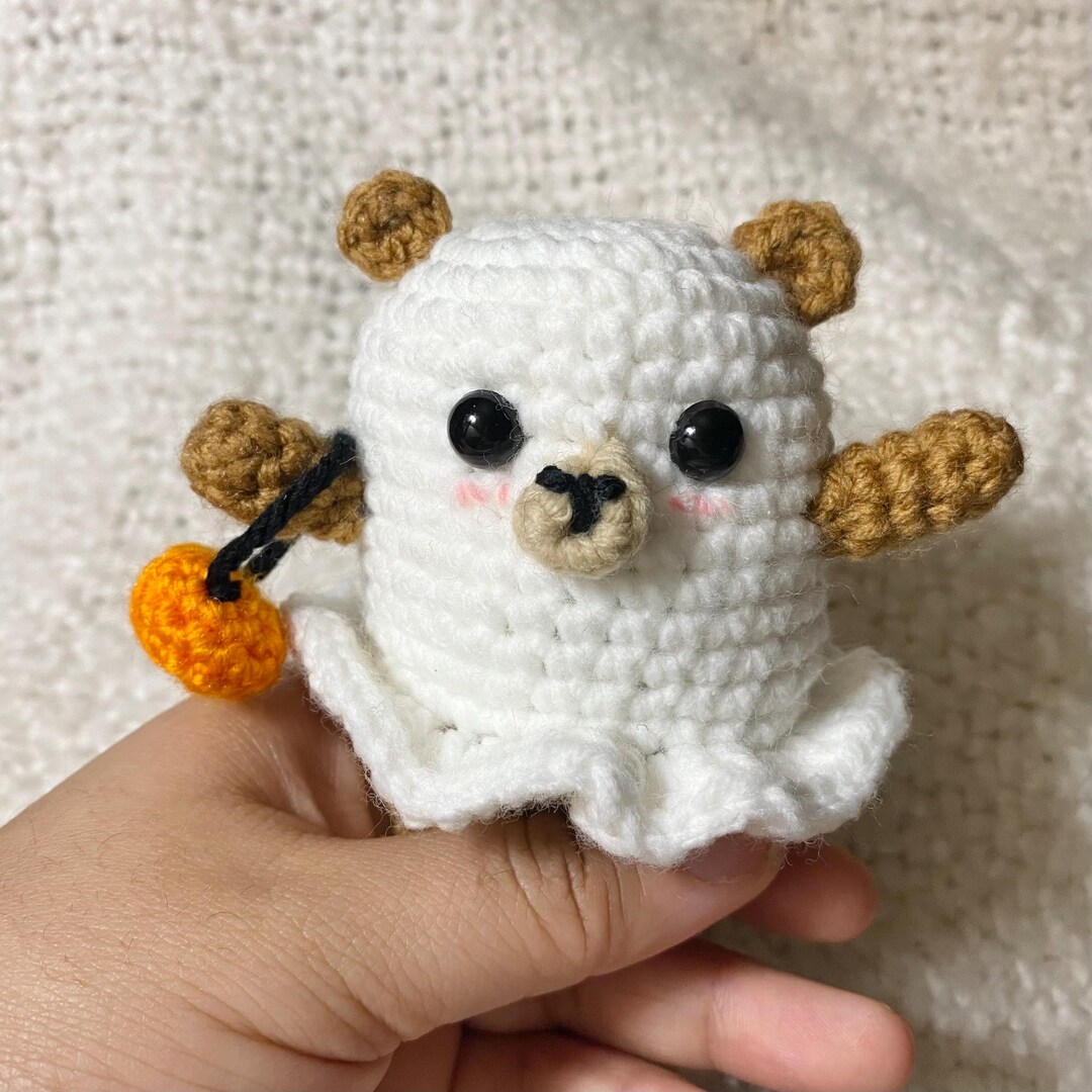 Little Boo Bear! Teddy in a Ghost Costume W/ a Trick or Treat Bucket ...
