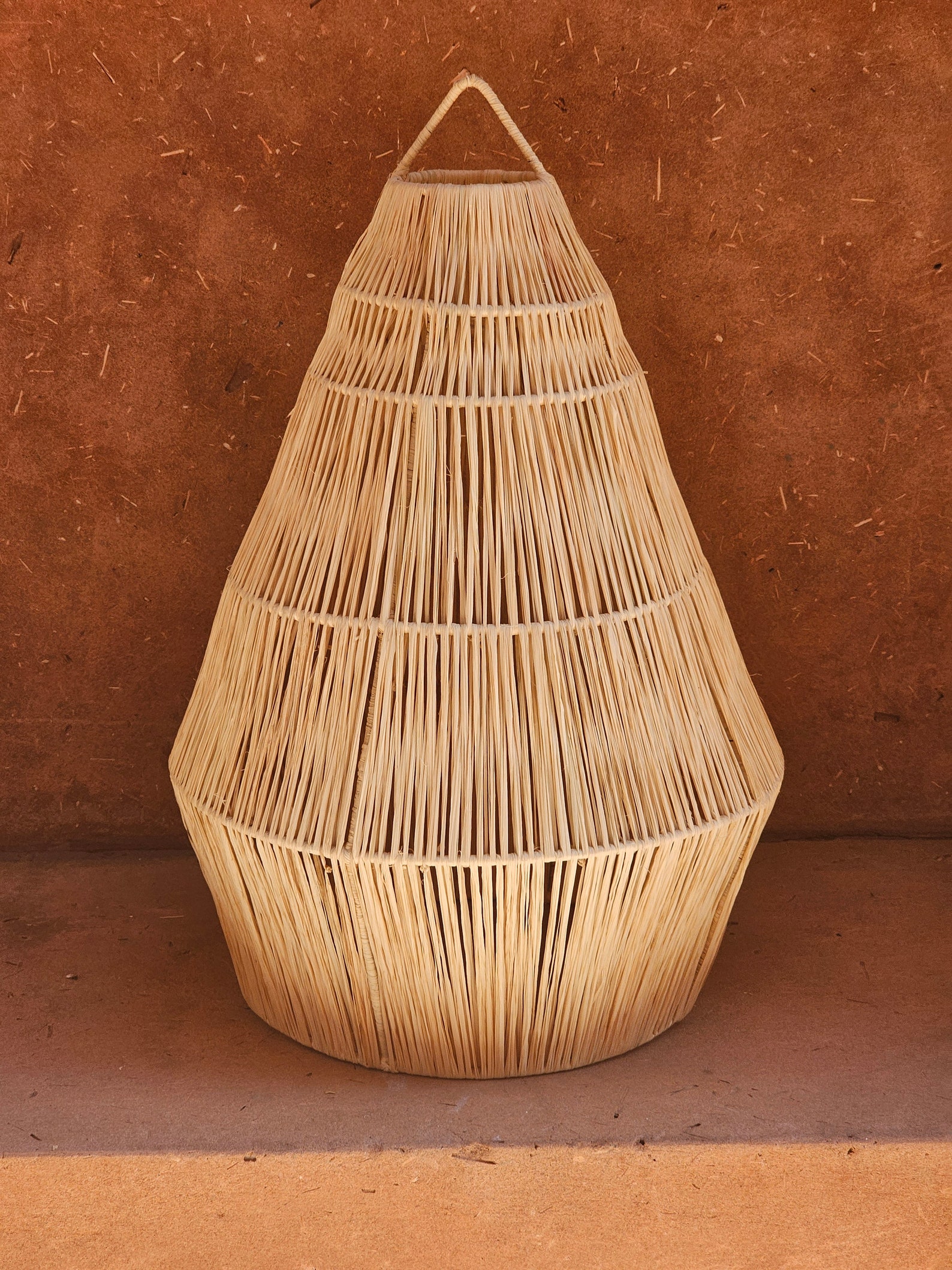 Raffia Pendant Light , Hanging Lamp Shade in Raffia - Etsy