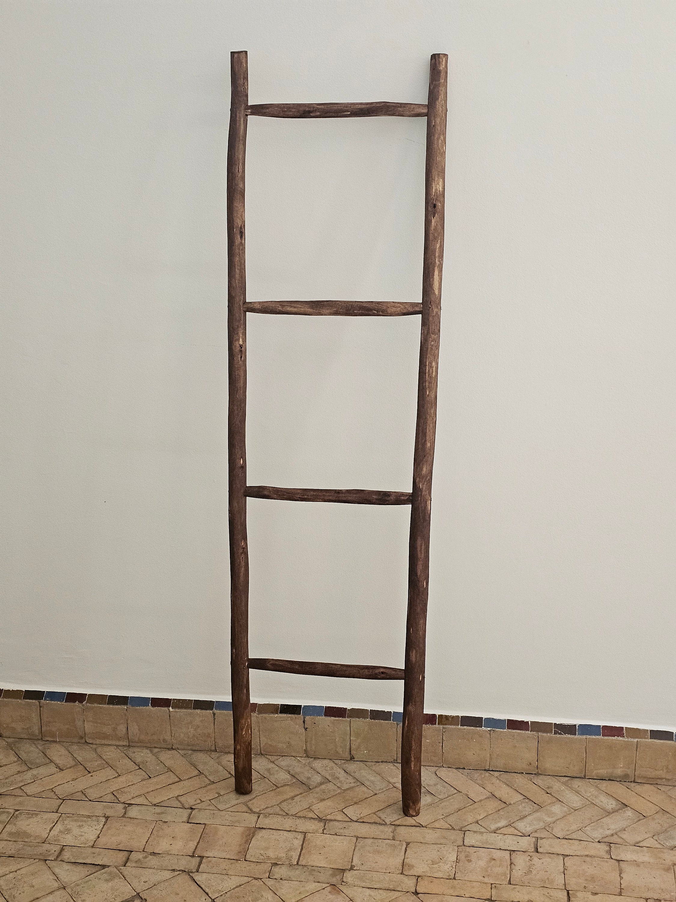 Decorative Wooden Ladder: A Stylish Towel Storage Solution - Etsy