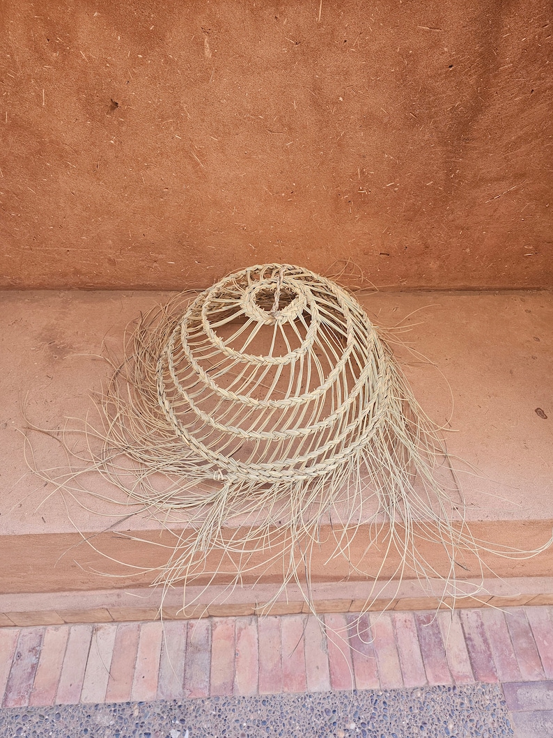Straw Ball Pendant Light, Straw Lampshade - Etsy