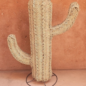 Decorative Moroccan Cactus Made in Straw - Etsy