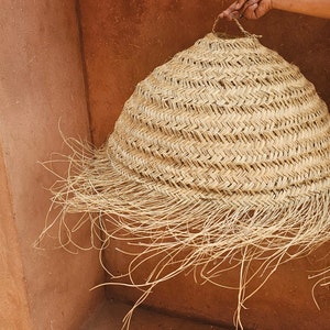 Straw Ball Pendant Light, Straw Lampshade - Etsy