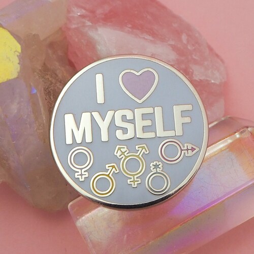 I Love Myself Enamel Pin Badge Lapel Pin | Etsy