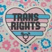 Trans Rights Vinyl Sticker Equality Sticker | Etsy