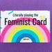 Feminist Cards - Feminist Business Card - Etsy
