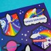 Rainbow Rocket Sticker Sheet - Vinyl A6 Stickers - Etsy