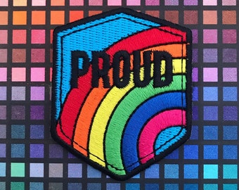 LGBTQIA Rainbow Iron on Patch LGBTQ Patch Queer Patch - Etsy