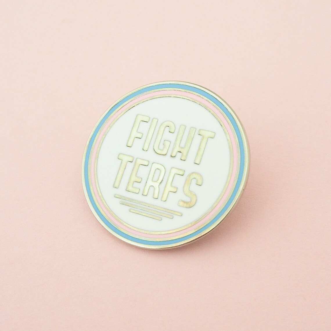 Fight Terfs Enamel Pin Equal Rights Pin Badge Trans Rights - Etsy