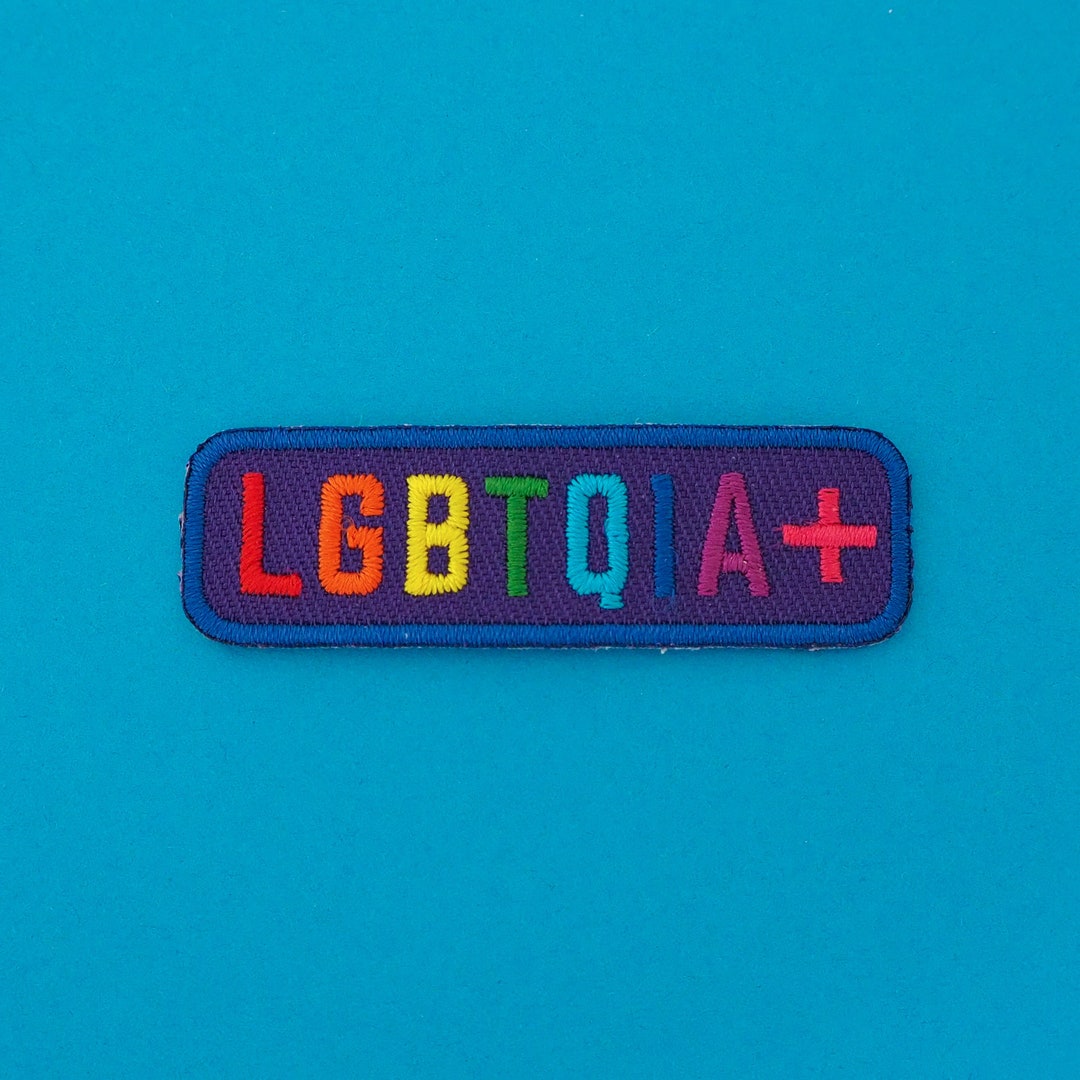 LGBTQIA+ Rainbow Iron on Patch - LGBTQ Patch - Queer Patch - Pride ...
