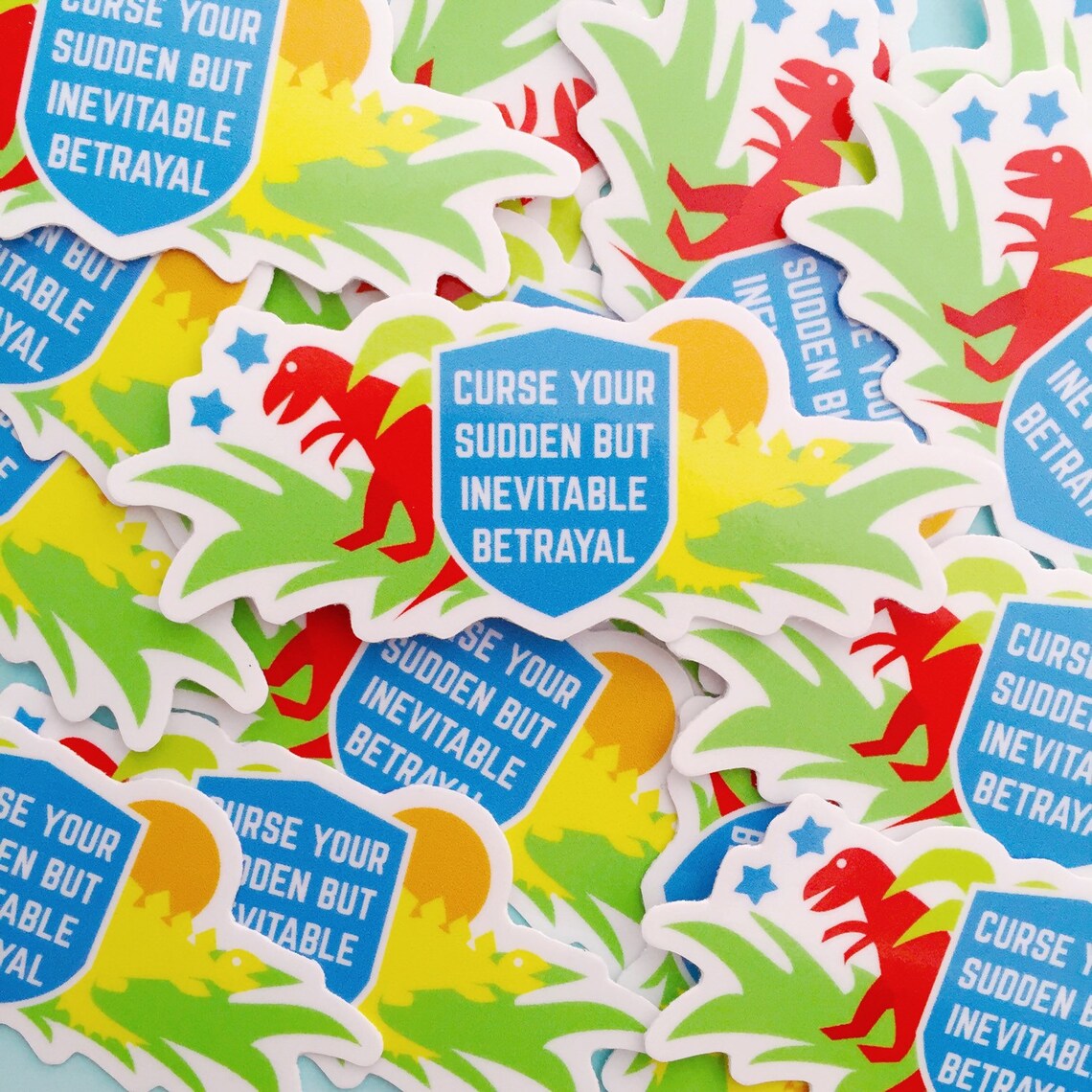 Curse Your Sudden but Inevitable Betrayal Vinyl Sticker | Etsy