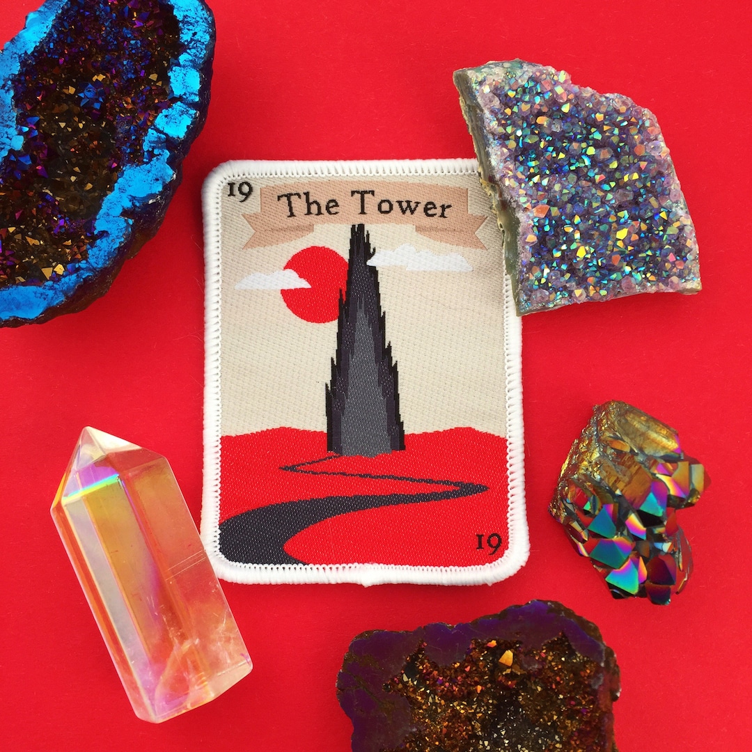 The Dark Tower Tarot Card Iron on Patch - Etsy
