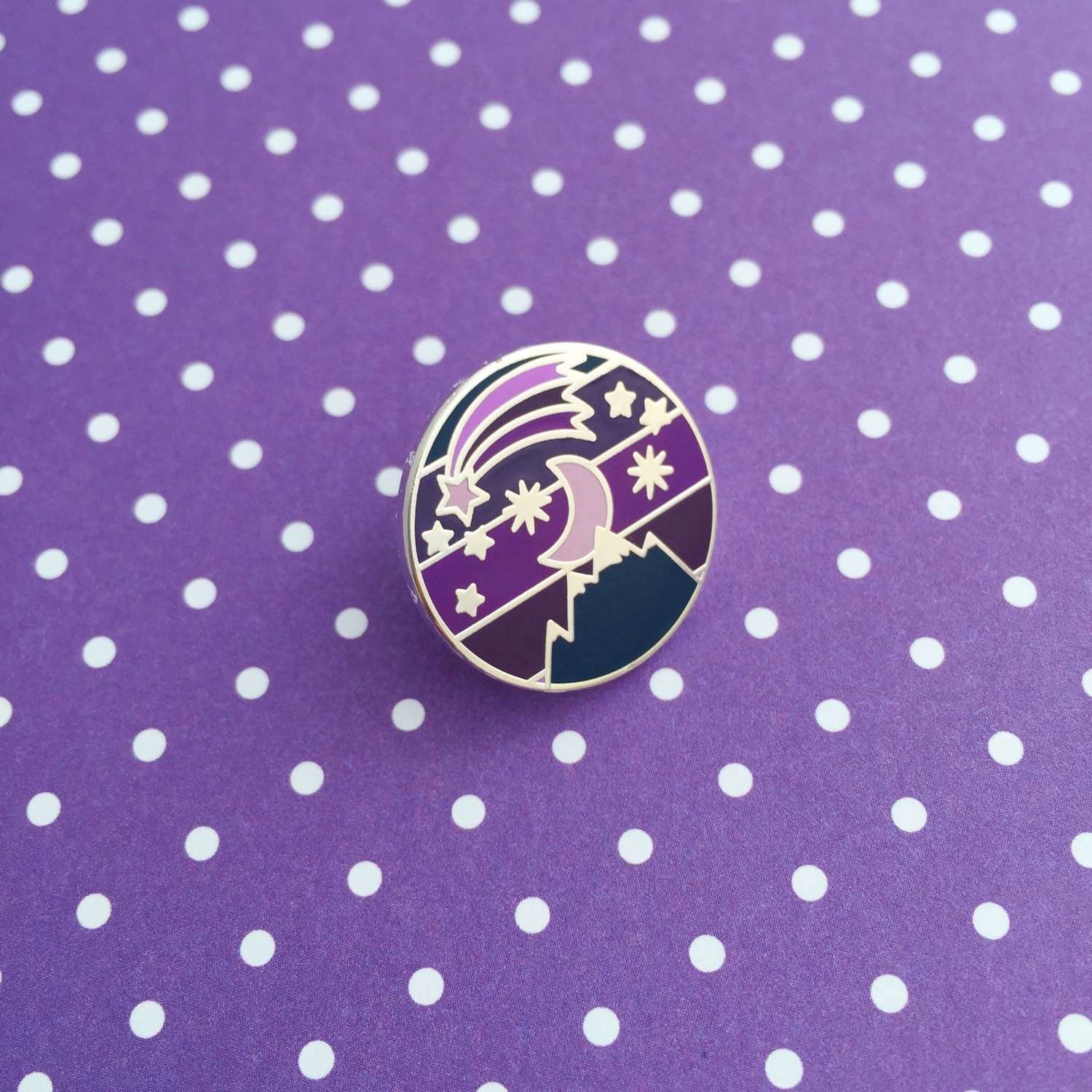 Night Sky Enamel Pin Badge Ombre Pin Purple Lapel Pin - Etsy Canada