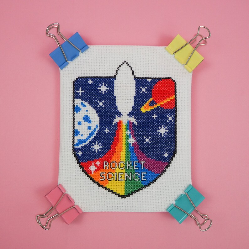 Rocket Science Cross Stitch Pattern PDF Instant Download | Etsy