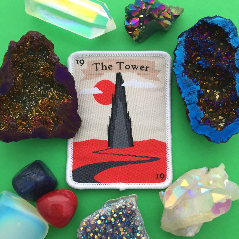 The Dark Tower Tarot Card Iron on Patch - Etsy