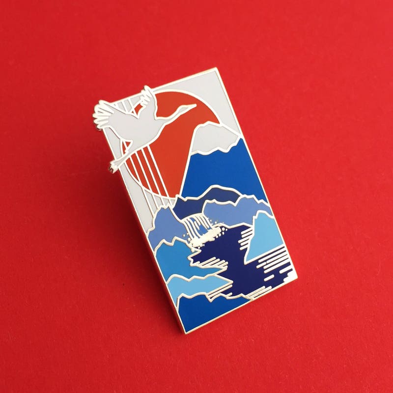 Japanese Enamel Pin - Etsy