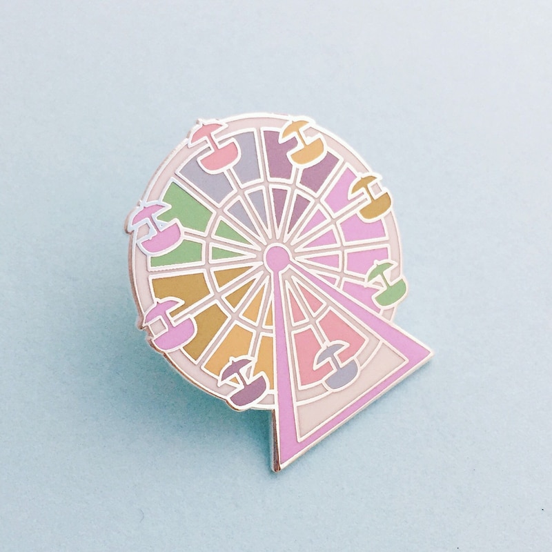 Pastel Enamel Pin - Etsy