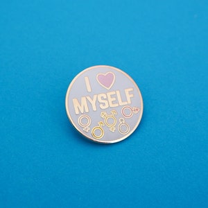 I Love Myself Enamel Pin Badge Lapel Pin - Etsy