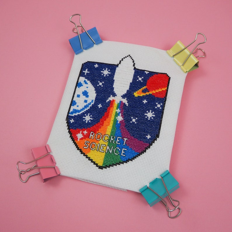 Rocket Science Cross Stitch Pattern PDF Instant Download | Etsy