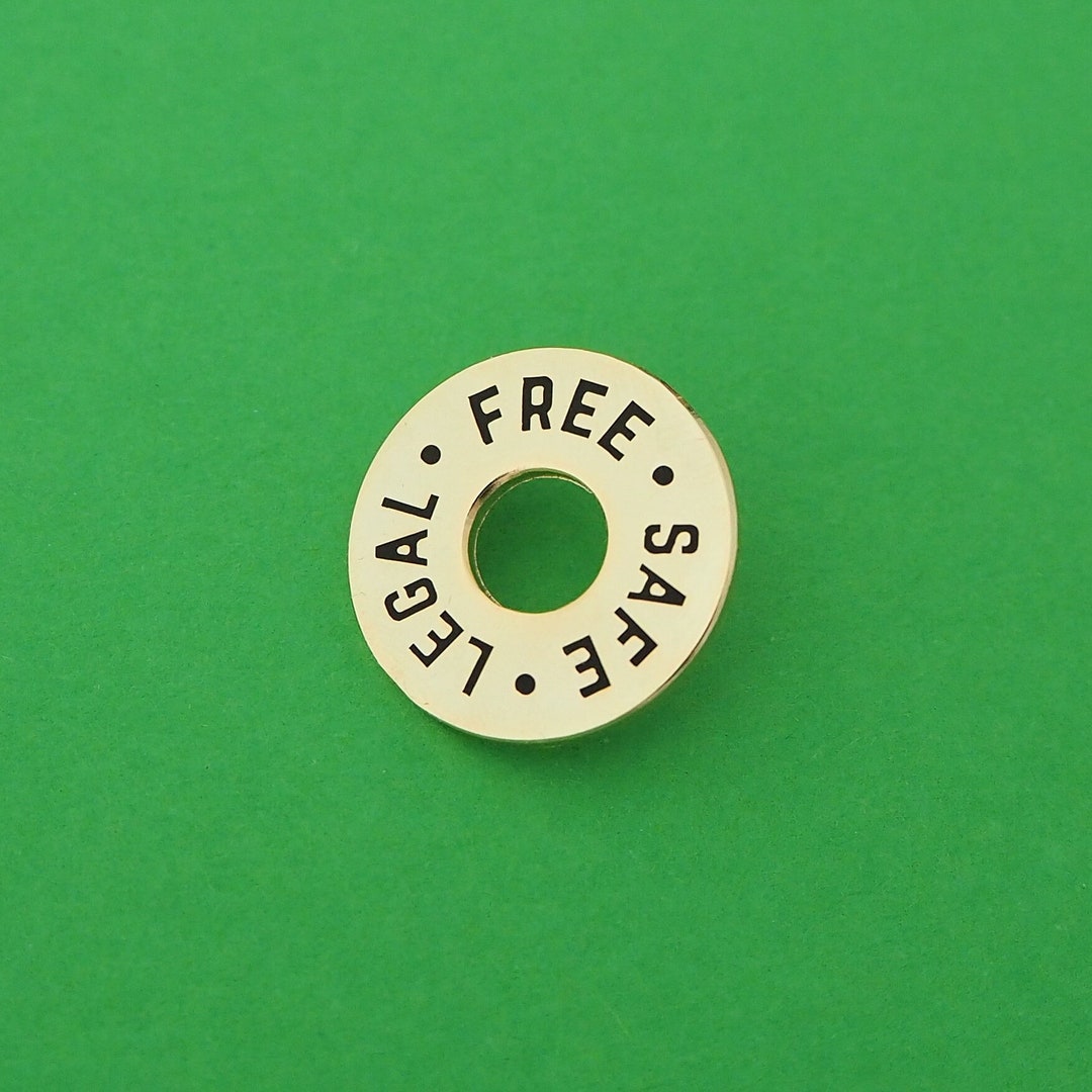 Free Safe Legal Enamel Pin - Reproductive Abortion Rights Pin - Pro ...