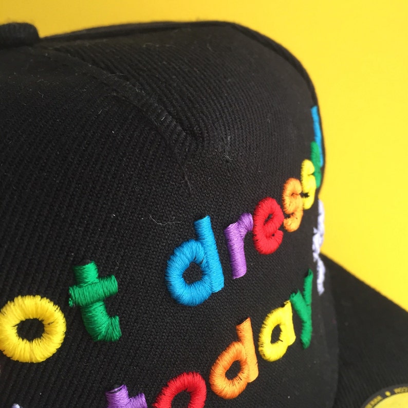 I Got Dressed Today Rainbow Snapback Cap Positivity Hat - Etsy Canada