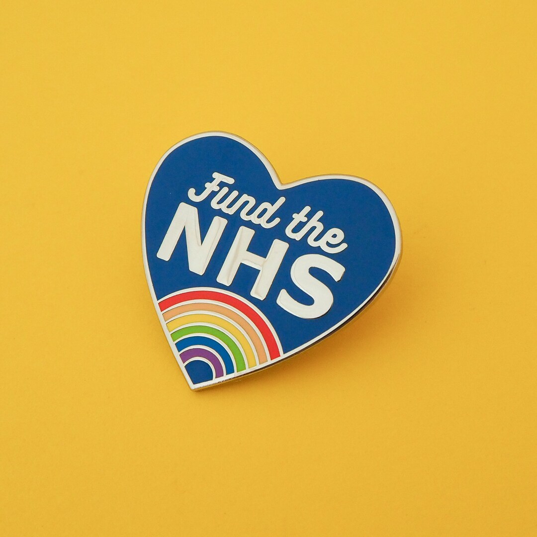 Fund the NHS Enamel Pin Badge - Lapel Pin - Etsy