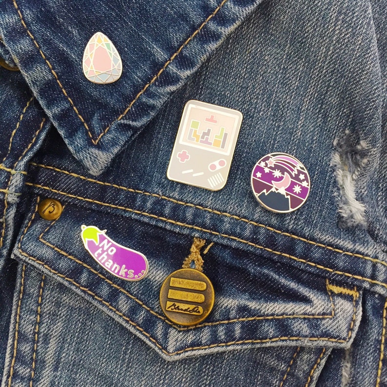 Night Sky Enamel Pin Badge Ombre Pin Purple Lapel Pin - Etsy Canada