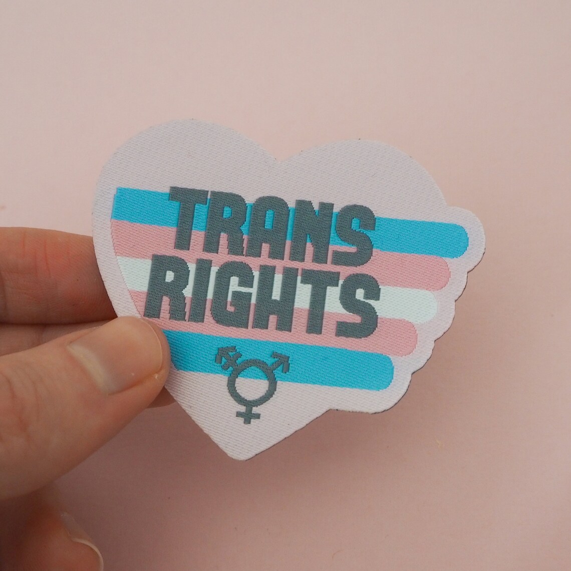 Trans Rights Woven Patch LGBTQIA Gifts Iron on Patch - Etsy