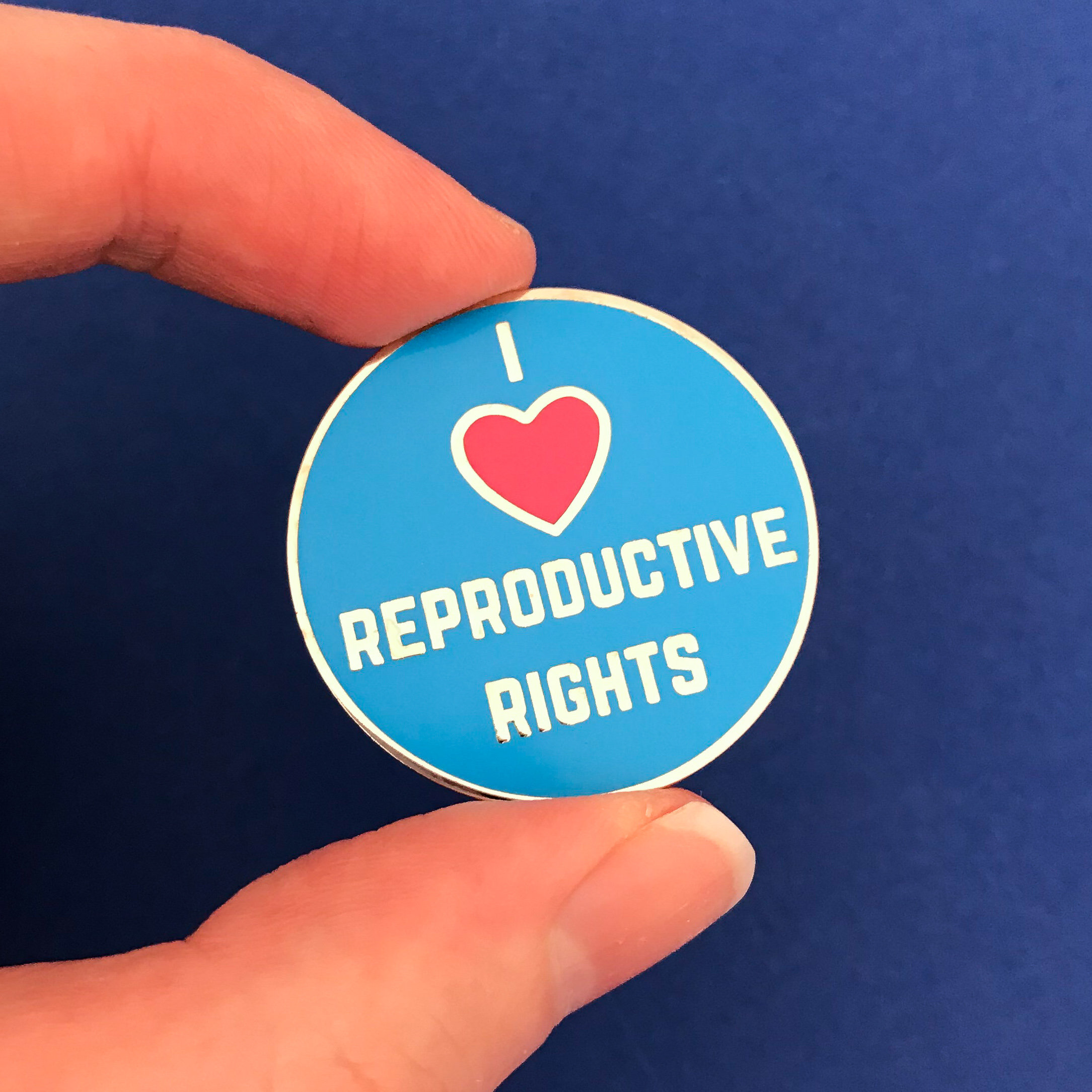 I Love Reproductive Rights Enamel Pin – Human Rights, Freedom of Choice ...