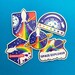Rainbow Rocket Vinyl Sticker Pack - Etsy