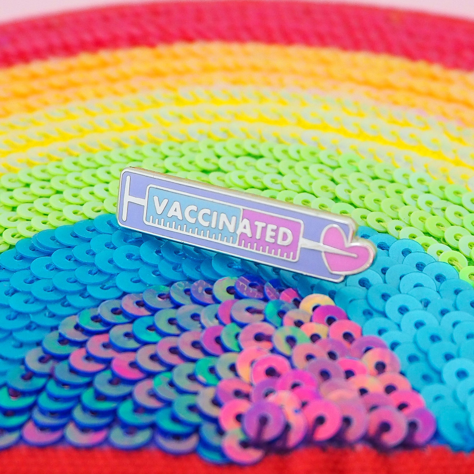 Vaccinated Enamel Pin Badge Health Care Lapel Pin Vaccines - Etsy